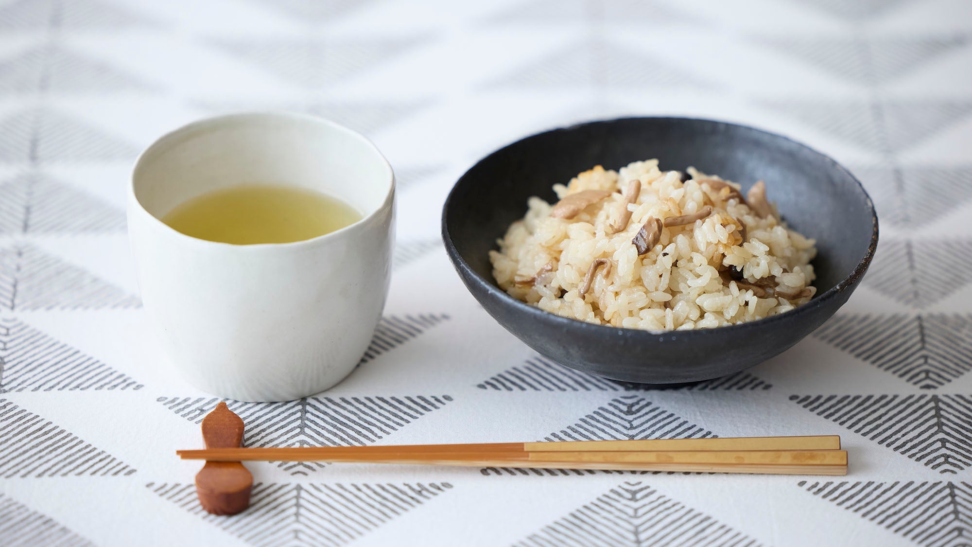 Recipe Pairing Umami-Rich Mushroom Rice with "022 Kanaya Midori ...